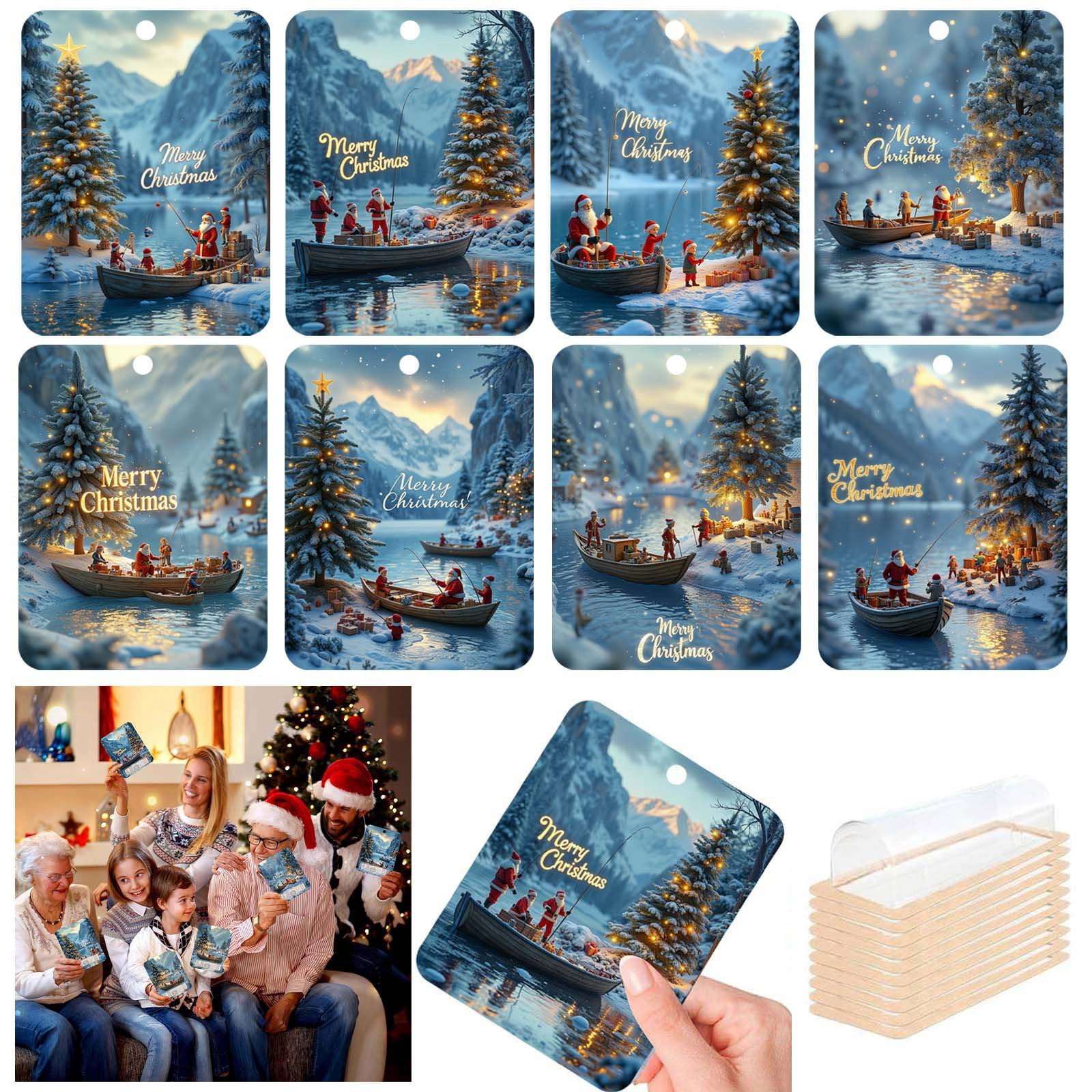 Christmas Money Holder Cards, Christmas Gift Cash Wallets With Plastic ...