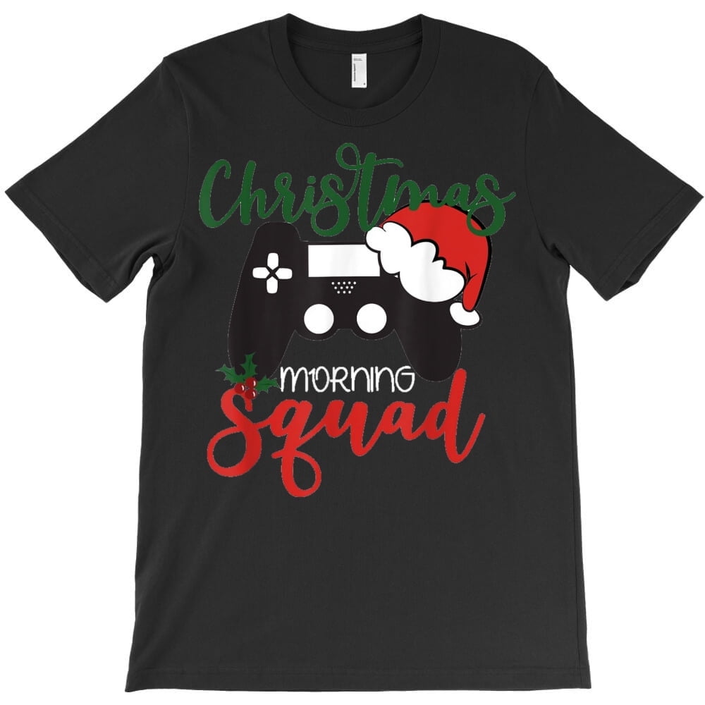 Christmas Morning Squad Funny Gamer Video Gaming Controller Holiday ...
