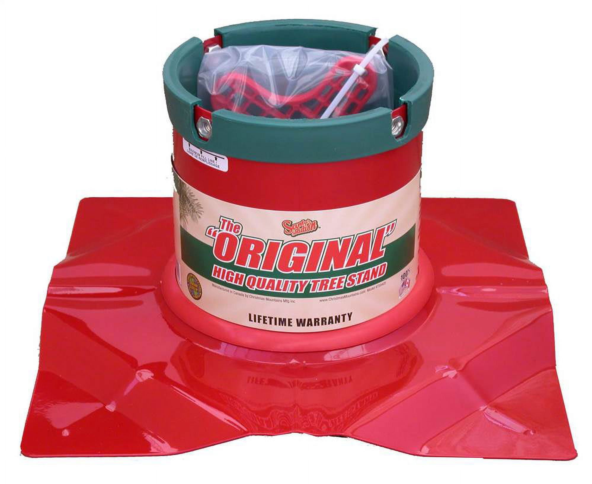 Christmas Mountains TS9405 Christmas Tree Stand, Steel, Red, 8 ...