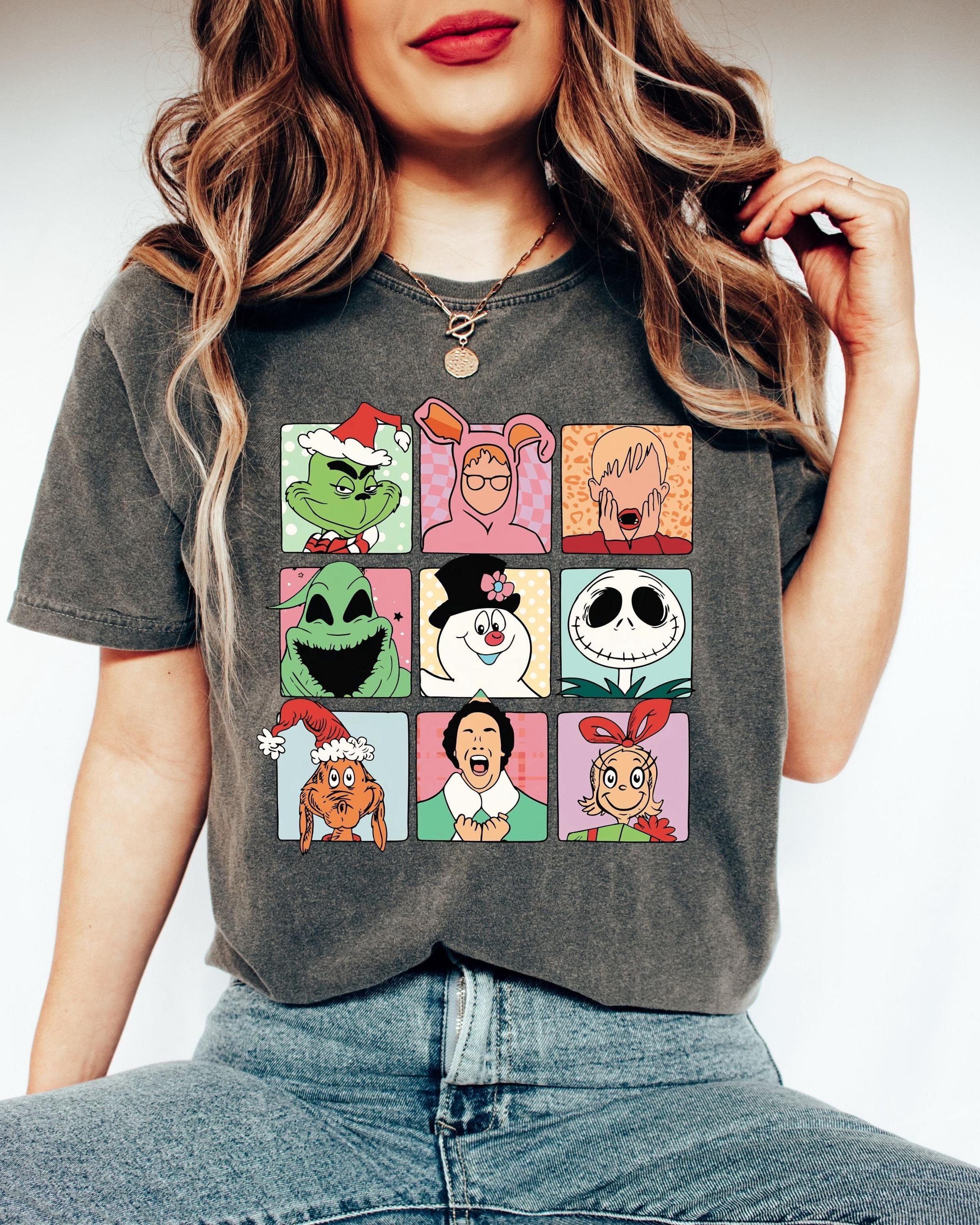 Christmas Movie Comedy Shirt, Xmas Movie Shirts, 90 s Movies Tshirt ...