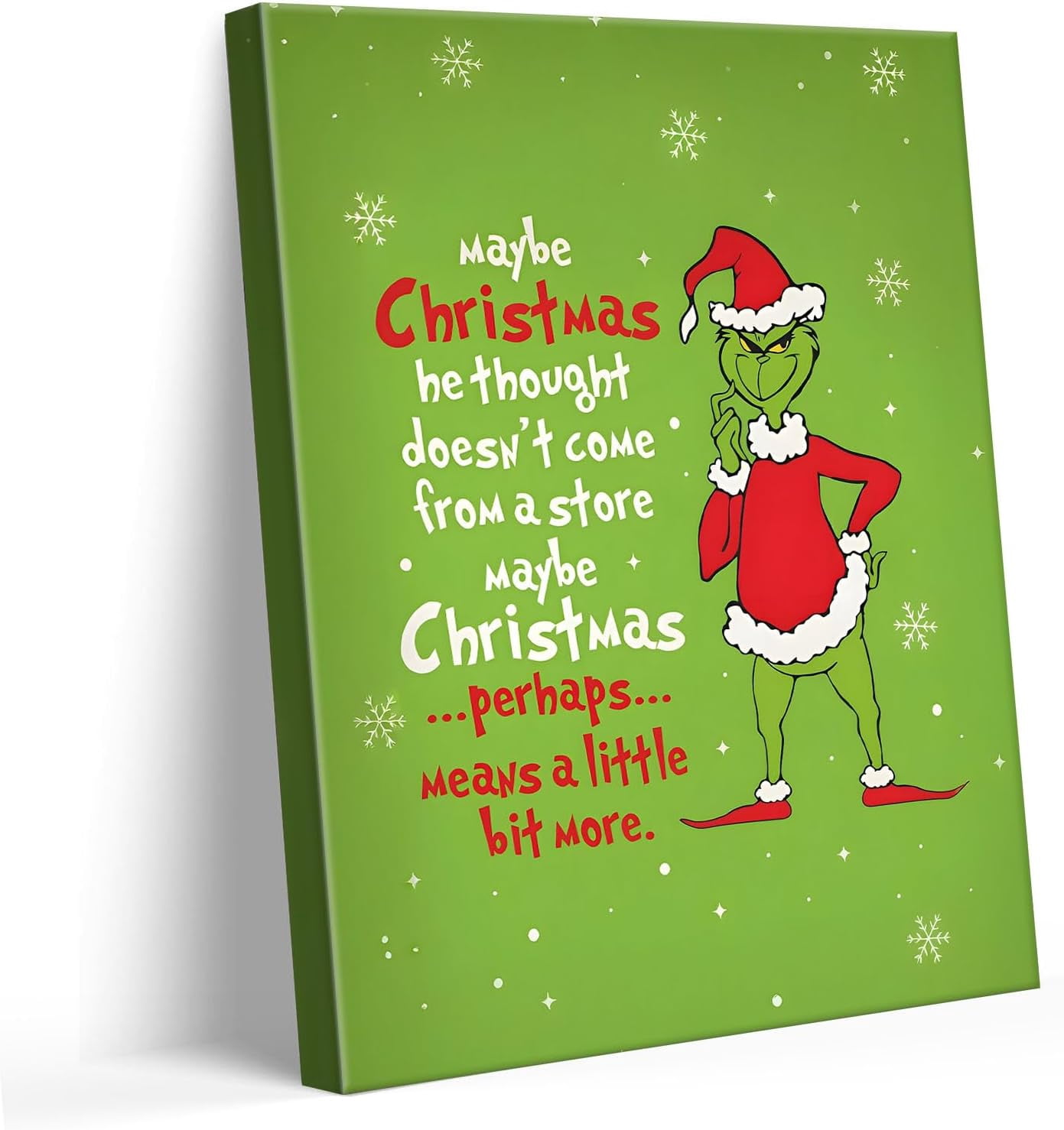 Christmas Movie Poster Print Wall Art, Funny Xmas Canvas Pictures ...