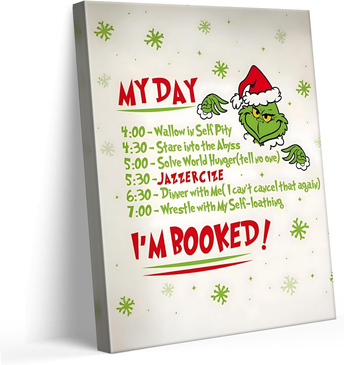 Christmas Movie Poster Print Wall Art, Funny Xmas Canvas Pictures ...