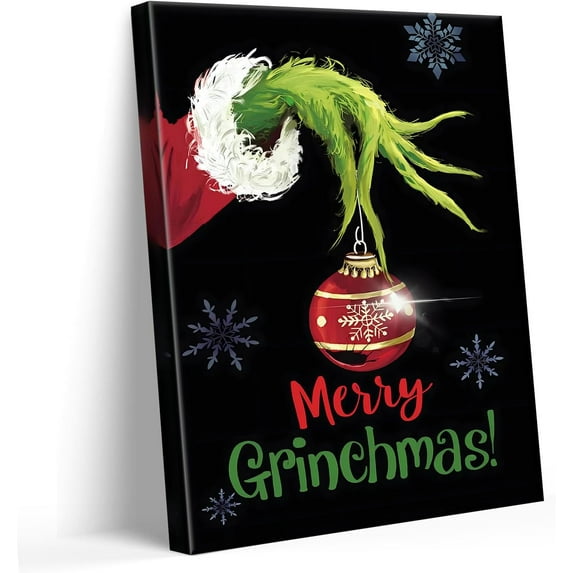 Christmas Movie Poster Print Wall Art, Funny Xmas Canvas Pictures ...