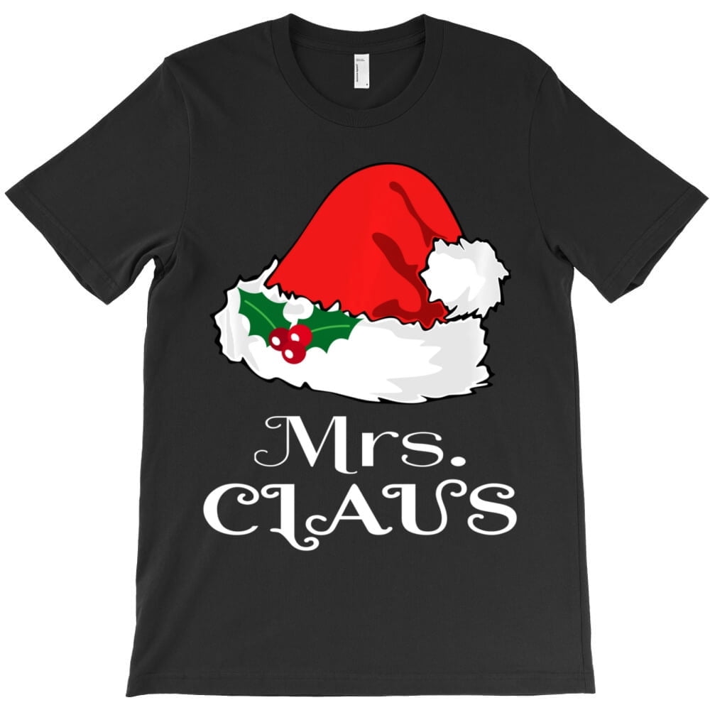 Christmas Mrs. Claus Funny Matching Pajama St. Nick Hat X-mas Graphic ...