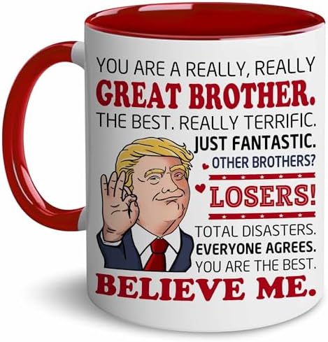 Christmas Mugs For Brother - Birthday Gifts for Brother From Sister ...