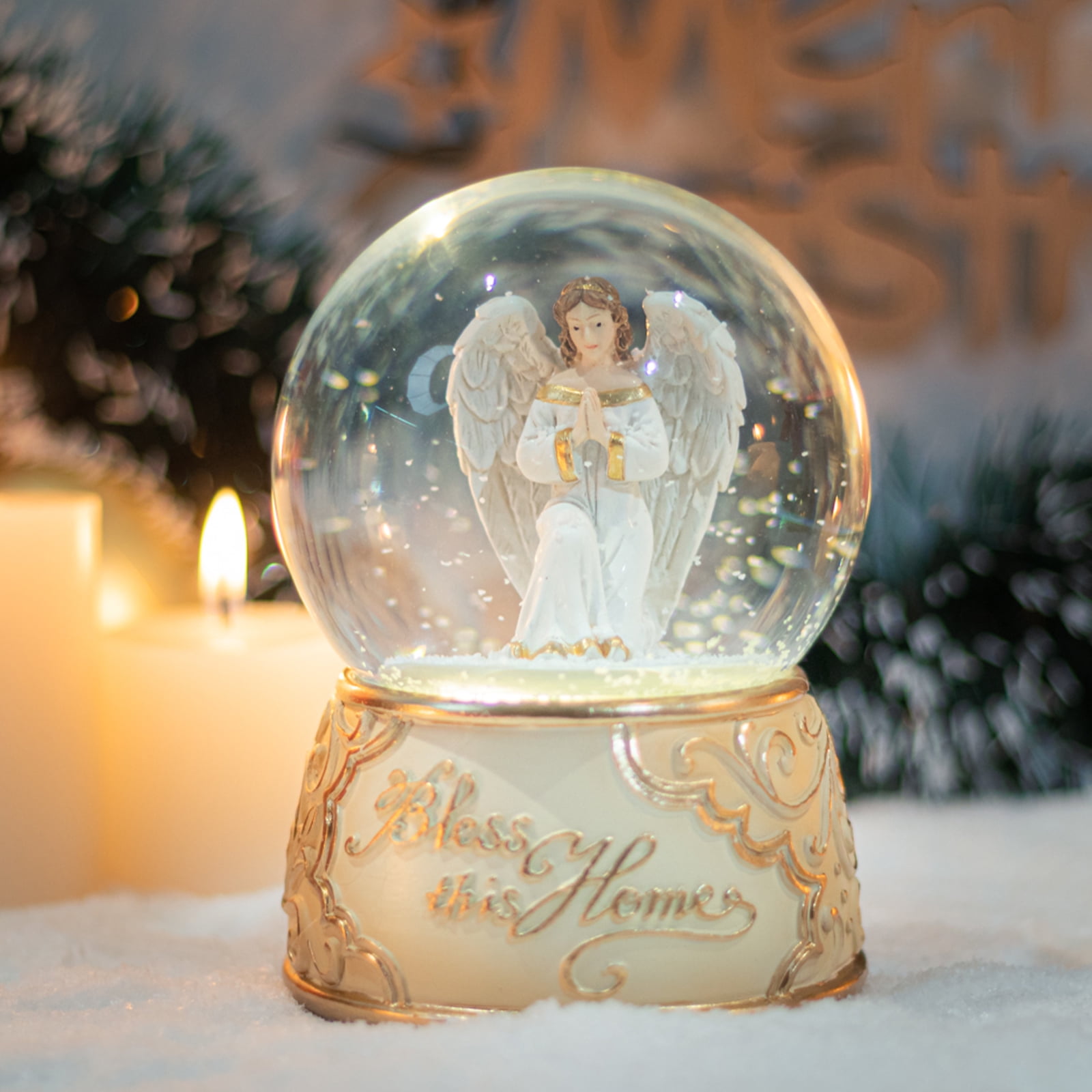 Gold Snow Globe