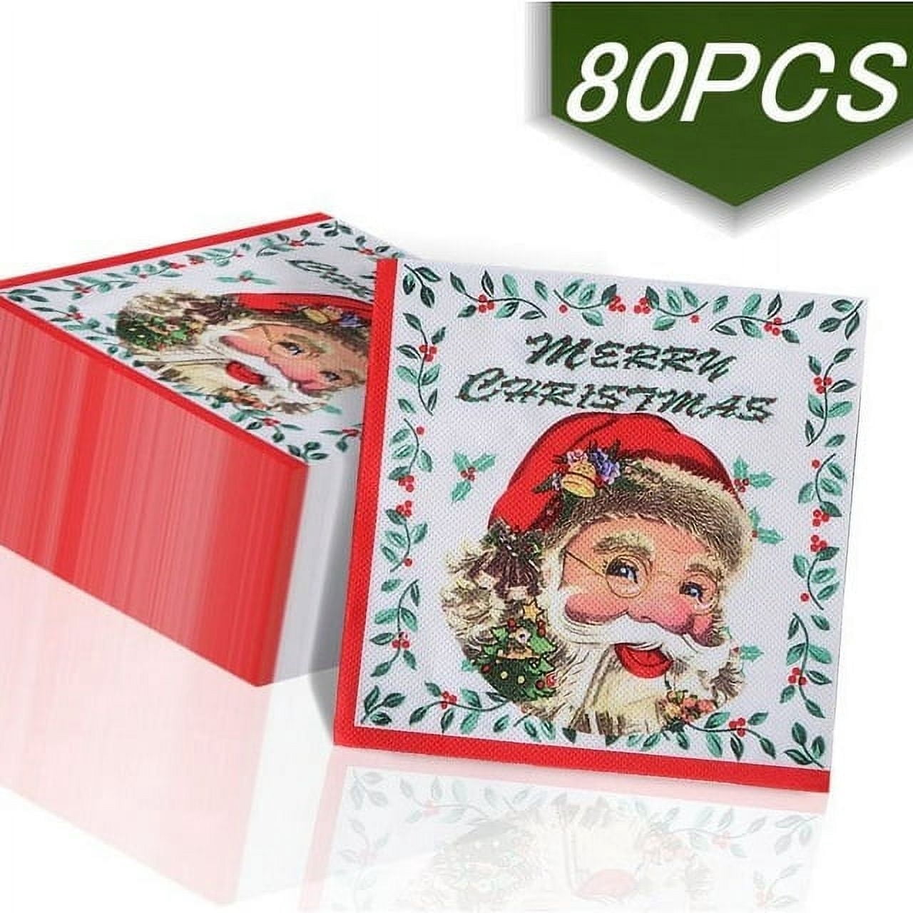 Christmas Napkins Party Supplies Paper Guest Napkins Merry Christmas ...