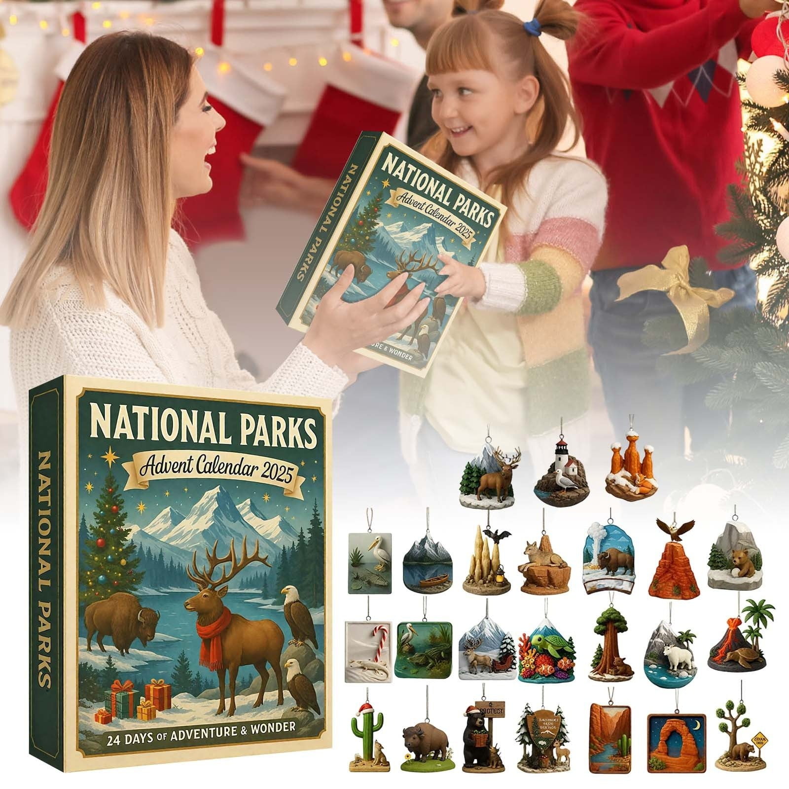 Christmas National Parks Advent Calendar 2025 24 Days Countdown ...