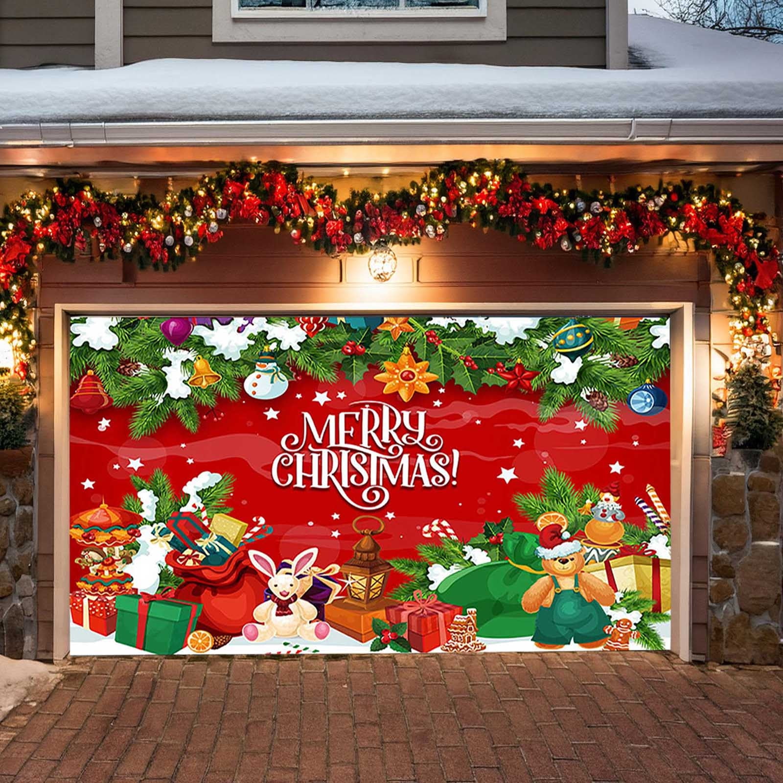 Christmas Garage Door Muralsnull