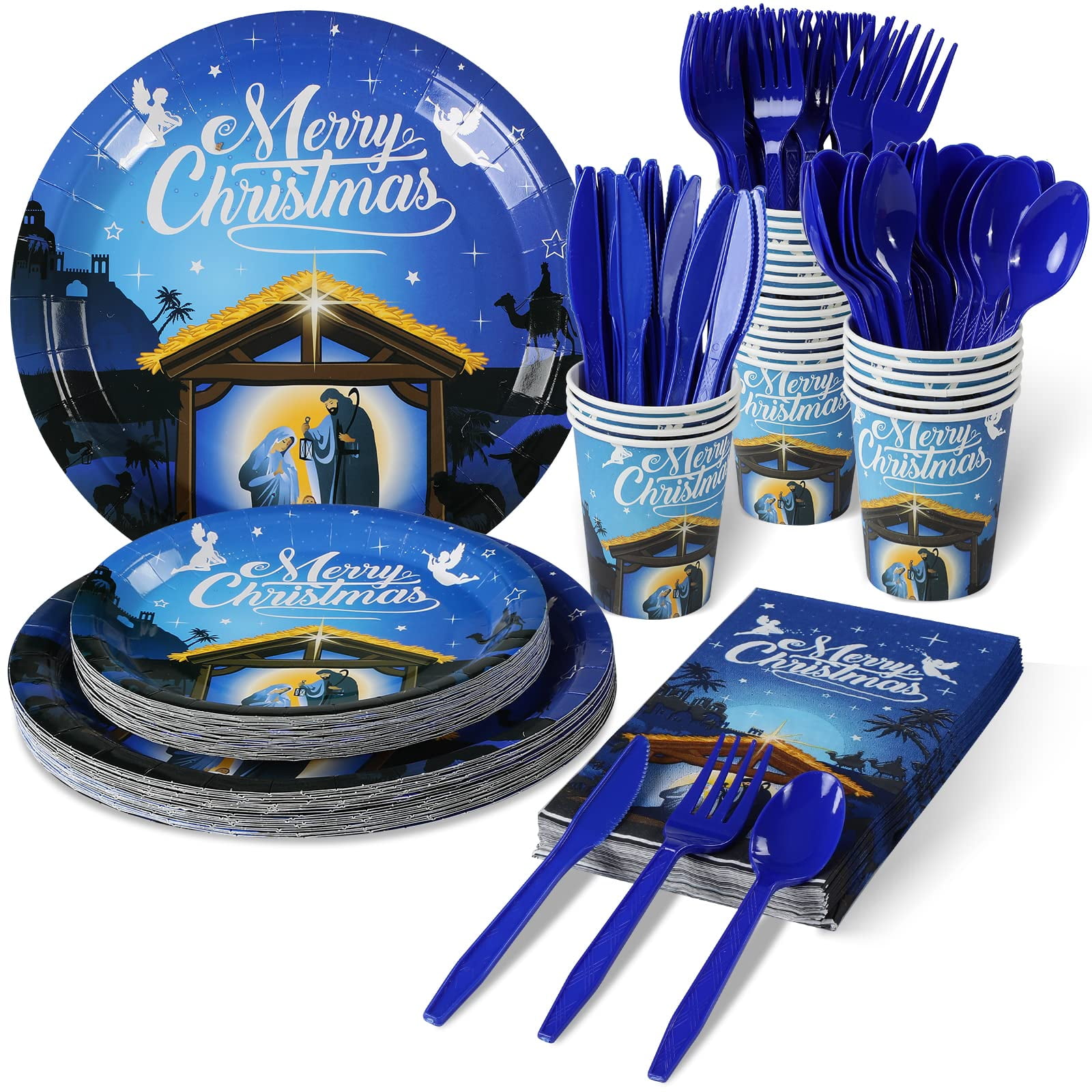 Christmas Nativity Party Supplies, Christmas Nativity Plates and Set ...