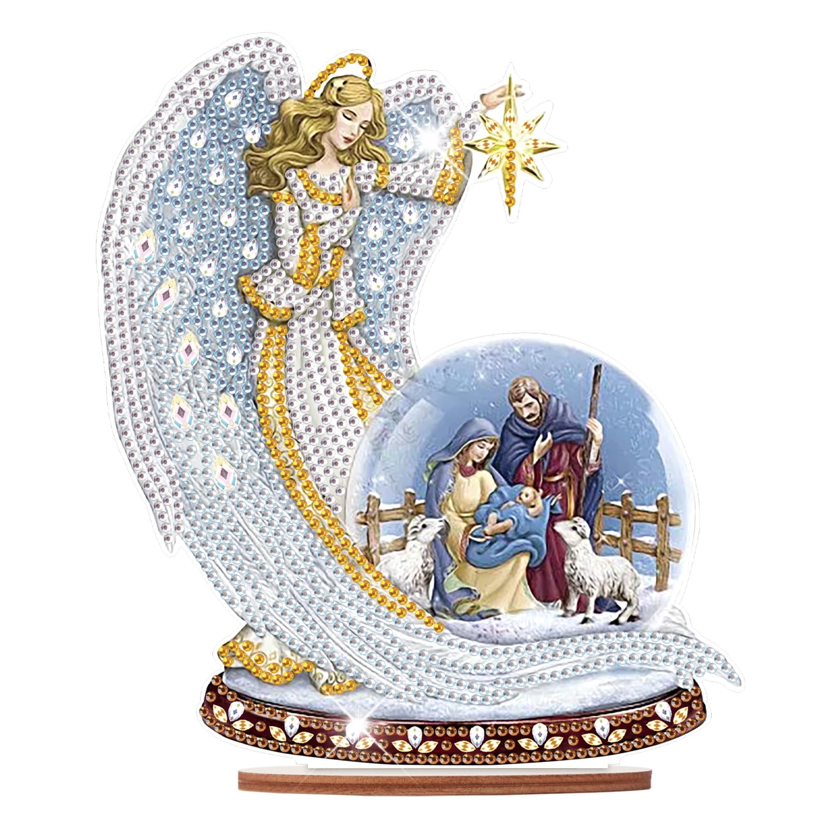 Christmas Nativity Scene Diamond Painting Kits, DIY Desktop Decoration ...