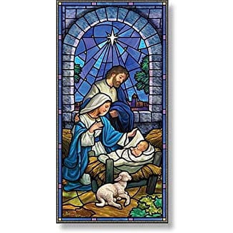 Stained Glass Nativity