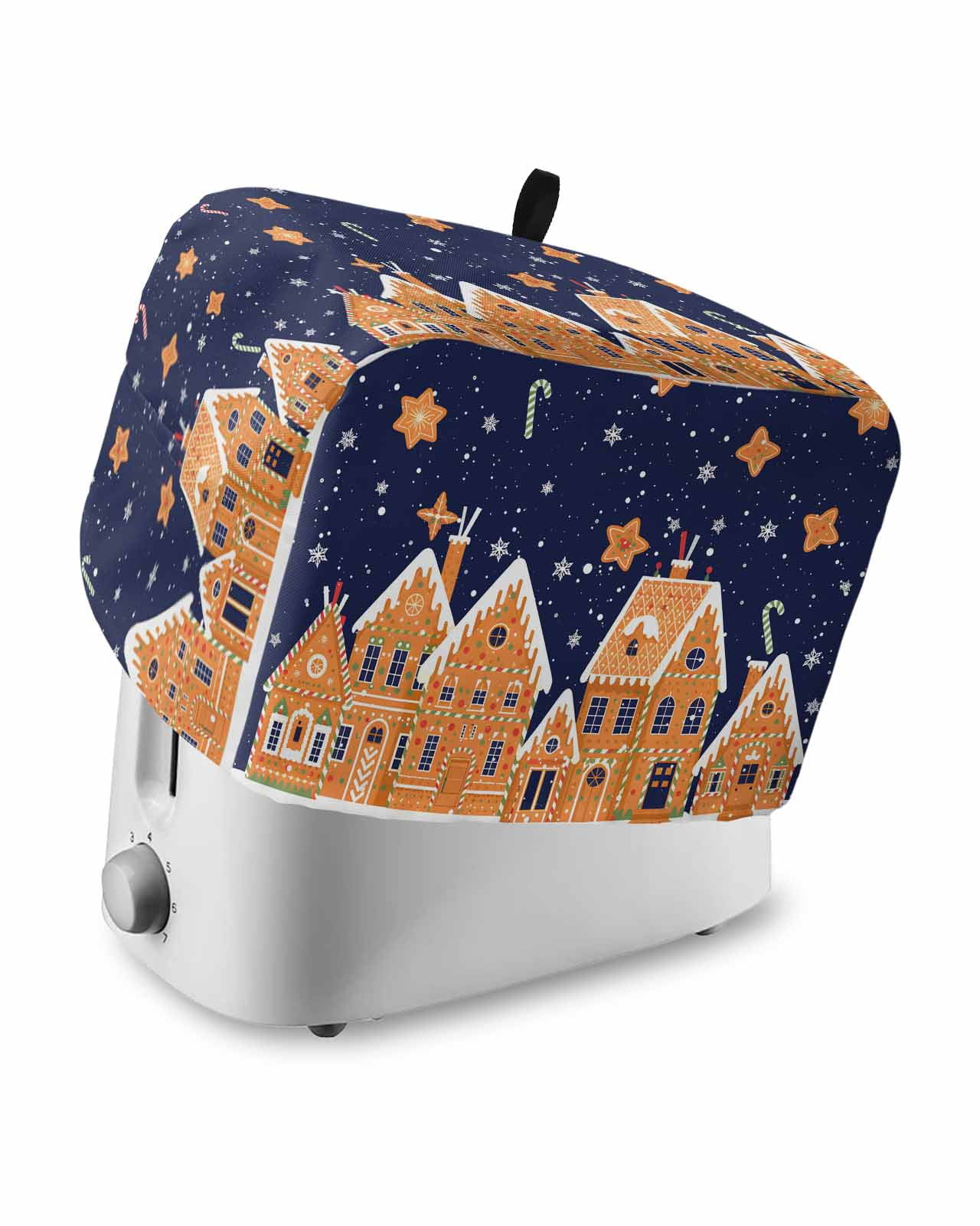 Christmas Navy Blue Small Toaster Cover 2 Slice, Kitchen Appliance ...