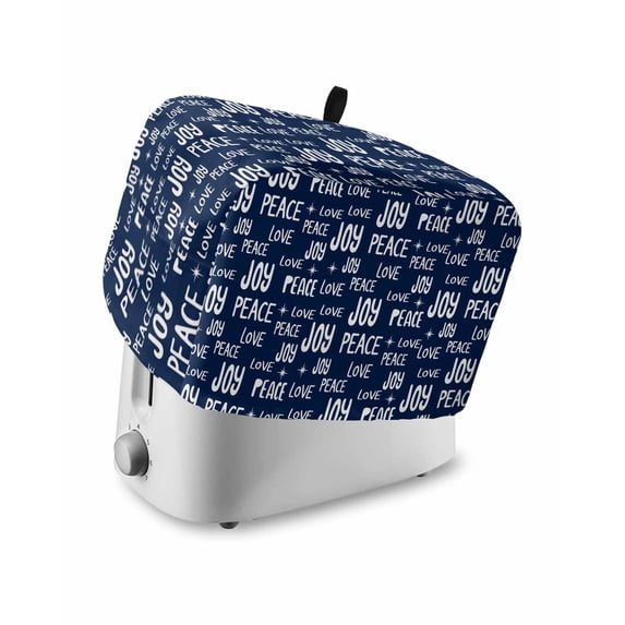 Christmas Navy Blue Toaster Cover 2 Slice, Small Kitchen Appliance ...