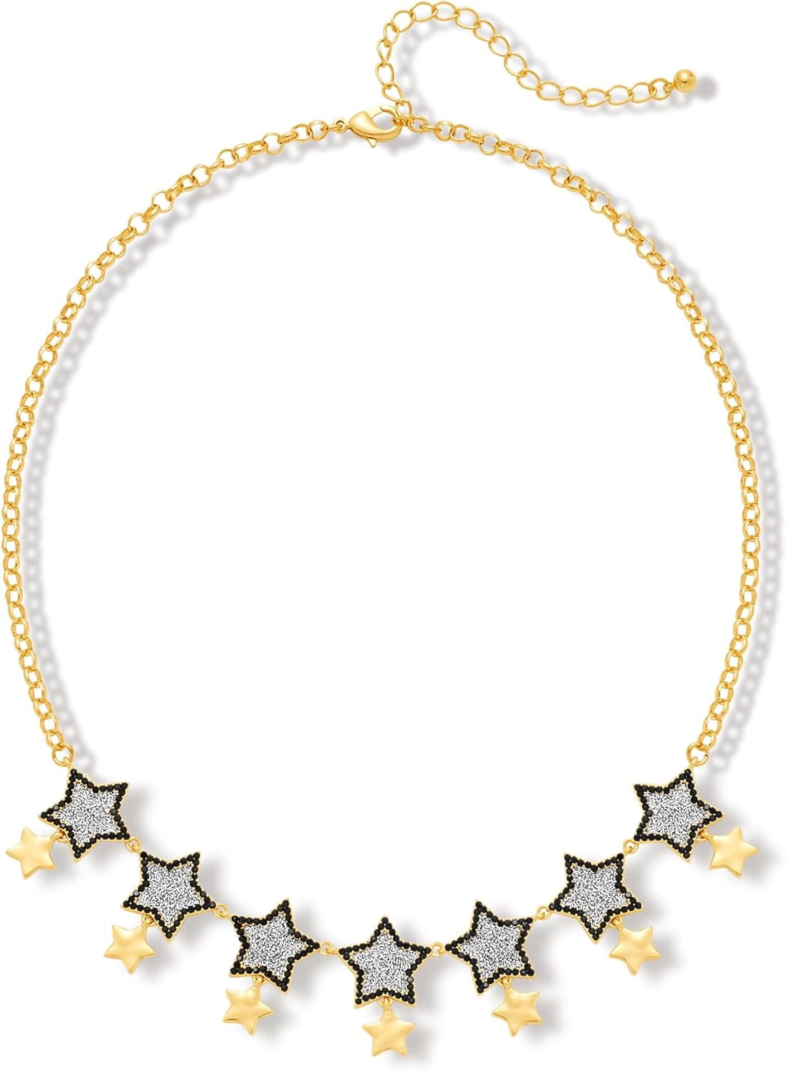 Christmas Necklace For Women Chrismas Light Bulb And Snowflake Choker ...