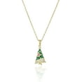 Christmas Necklace for Women,Cute Christmas Pearl Hat Necklaces Red ...