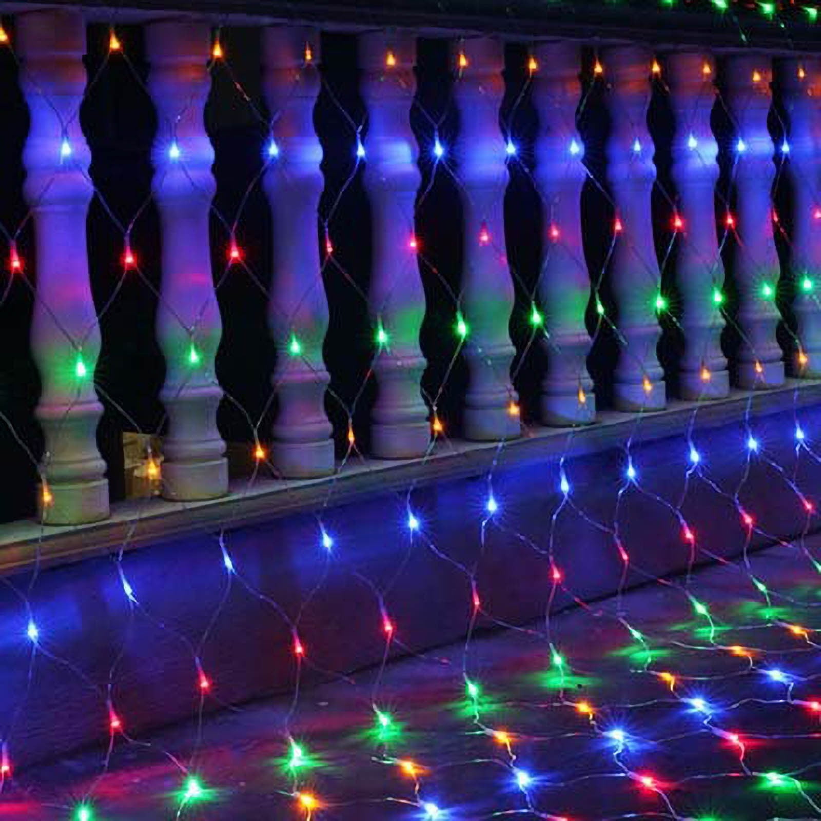 Walmart Christmas Net Lights, 96 LED, 8 Modes, Connectable, Safe for ...