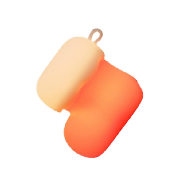 Christmas Night Light Decor Snowman Silicone Tap Light – Soft Night ...