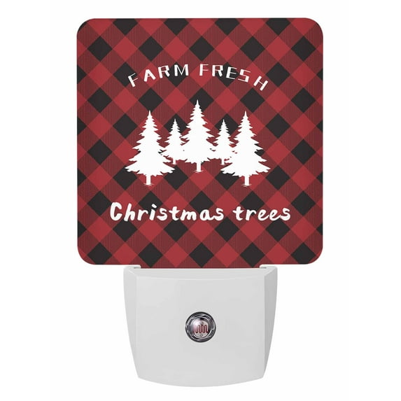 Christmas Night Lights Auto Sensor Merry Christmas Plug-in LED ...