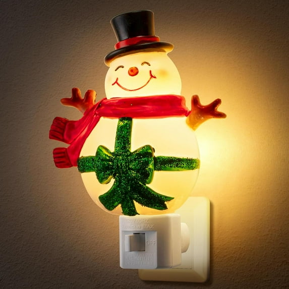 Christmas Night Lights Plug into Wall, Christmas Decorative Night Light ...