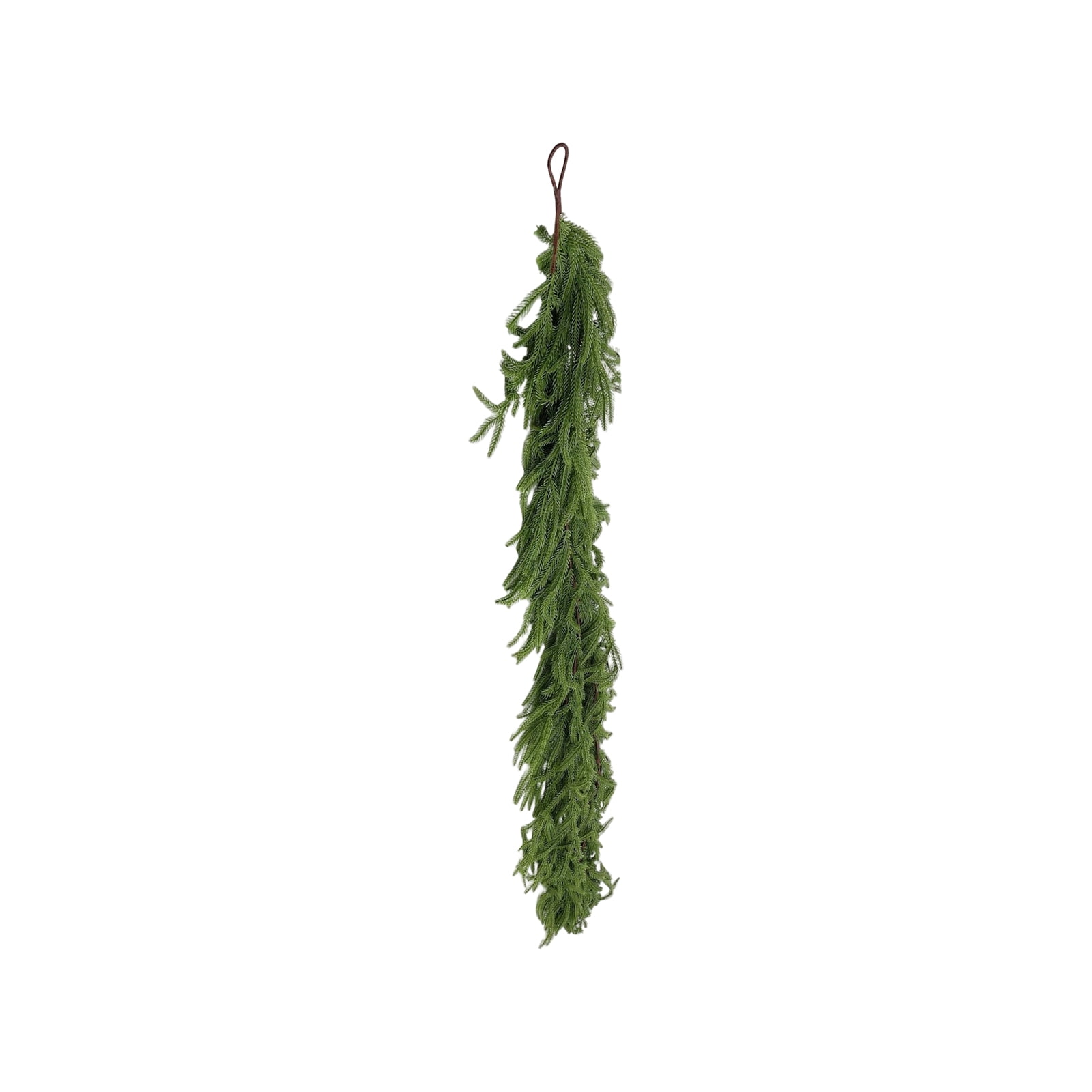 Christmas Norfolk Cane with Artificial Soft Glue Feel and Needle ...