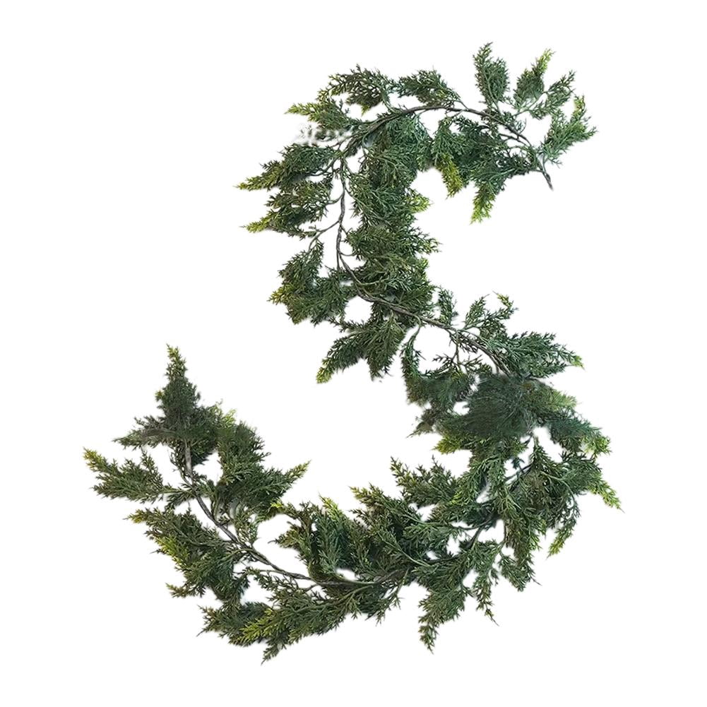Christmas Norfolk Pine Garlands, Realistic Pine Garland, Real Touch ...
