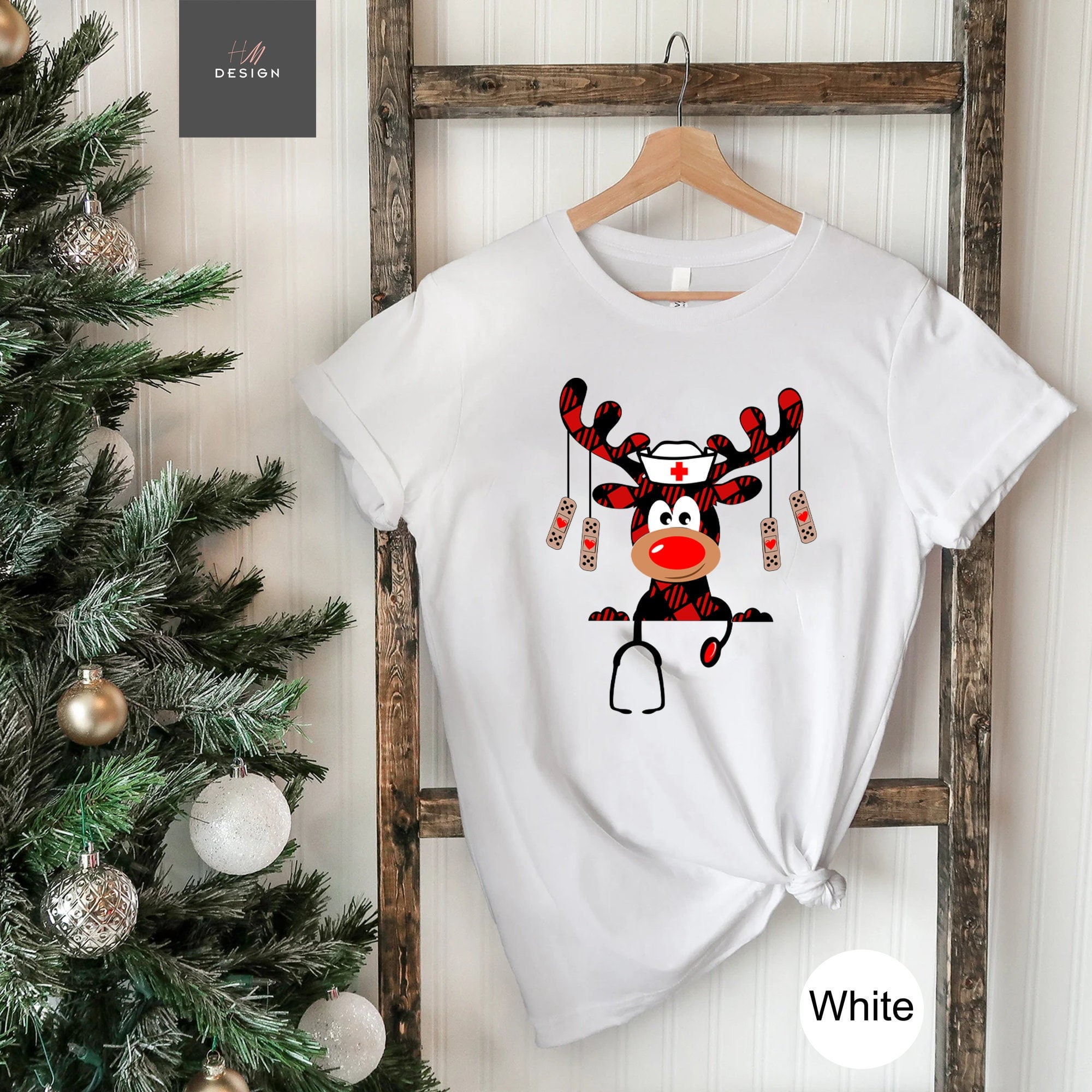 Christmas Nurse Shirt, Christmas Nursing School Shirt, Santa Gift For ...