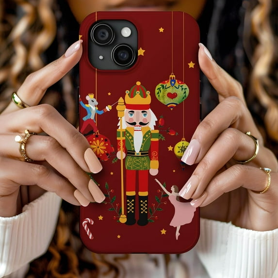 Christmas Nutcracker Ballet Ballerina Holiday iPhone Case 17 16 15 14 ...