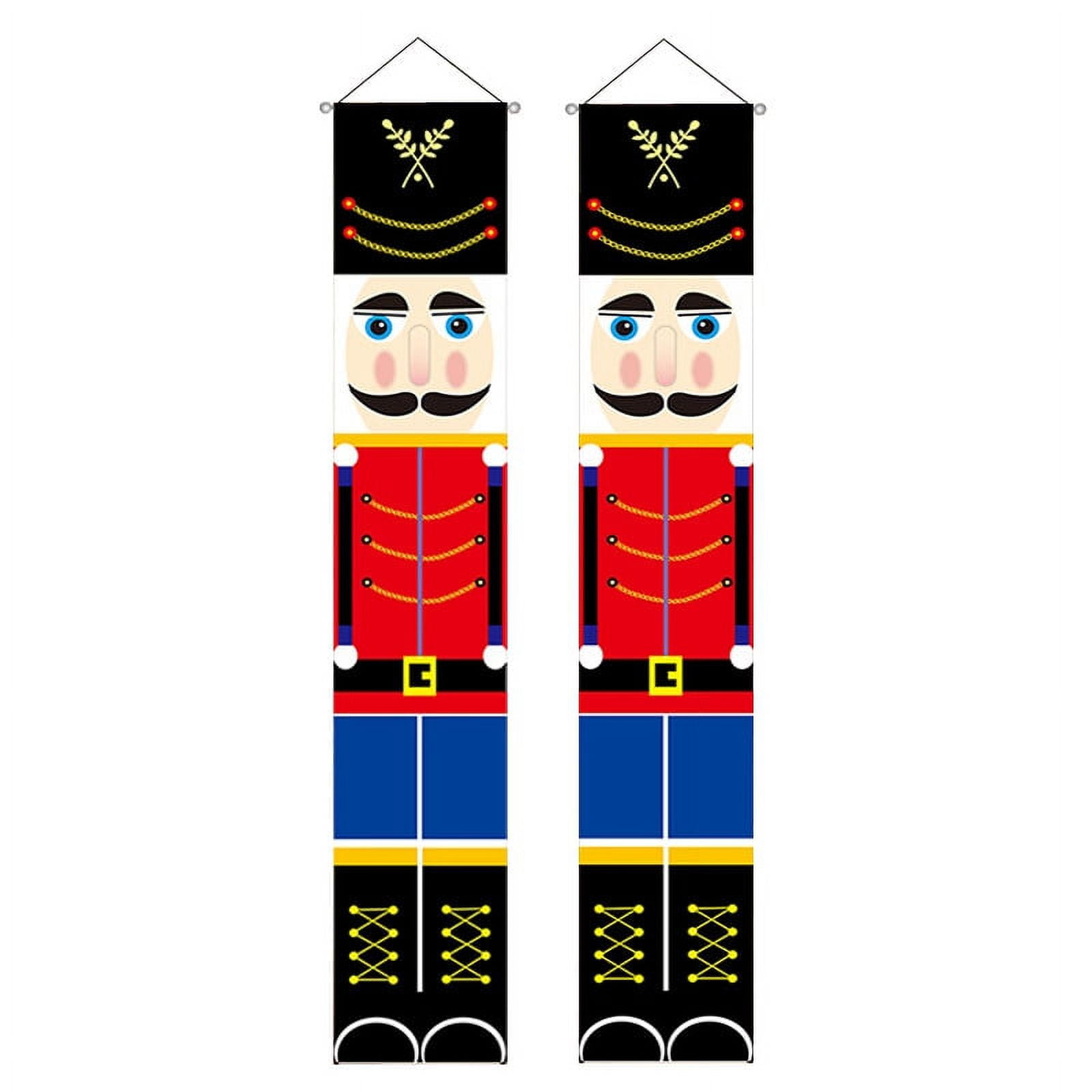 Christmas Nutcracker Banner Decor Outdoor Solider Nutcracker Christmas ...