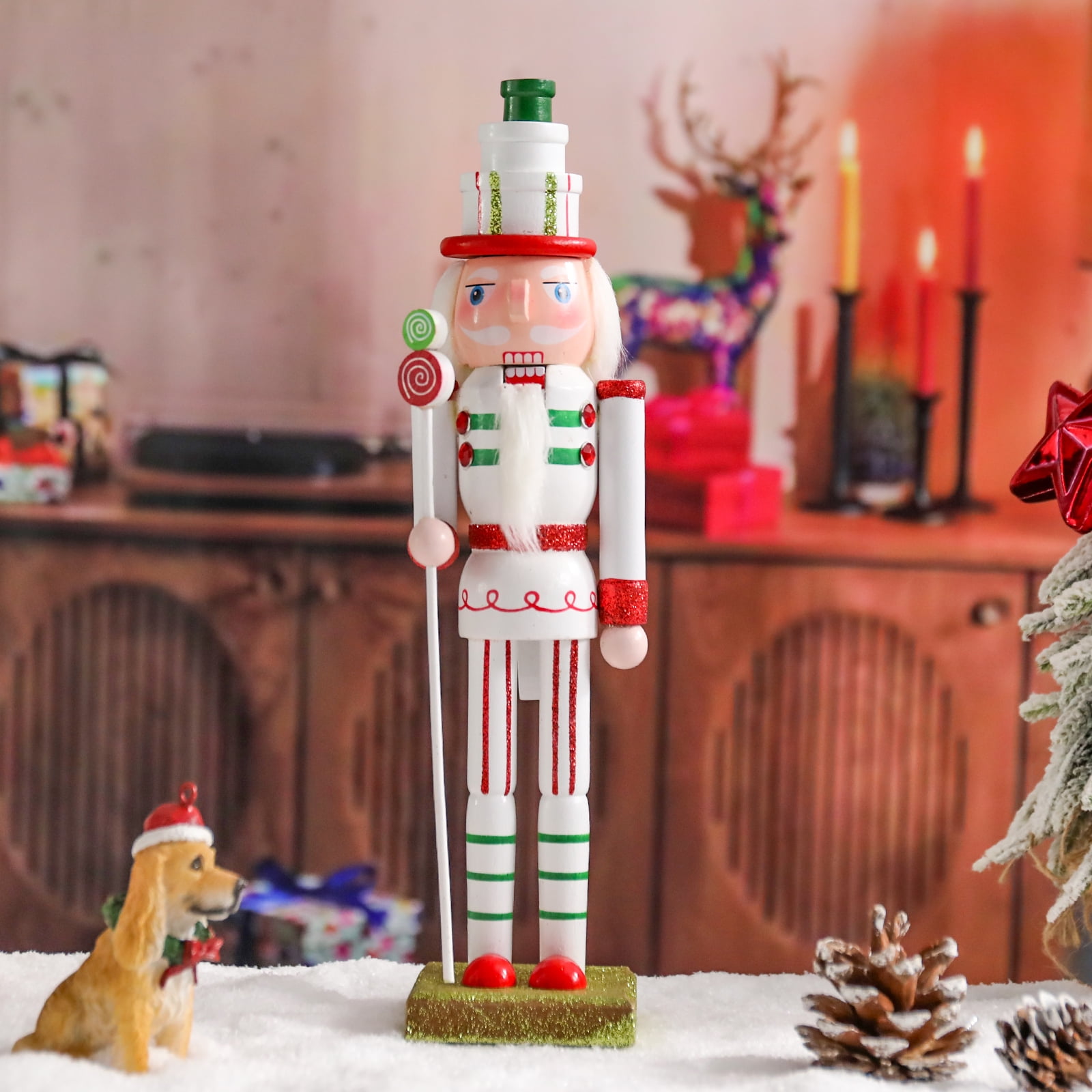 Christmas Nutcracker-Candy Costume Soldier Traditional Wooden ...