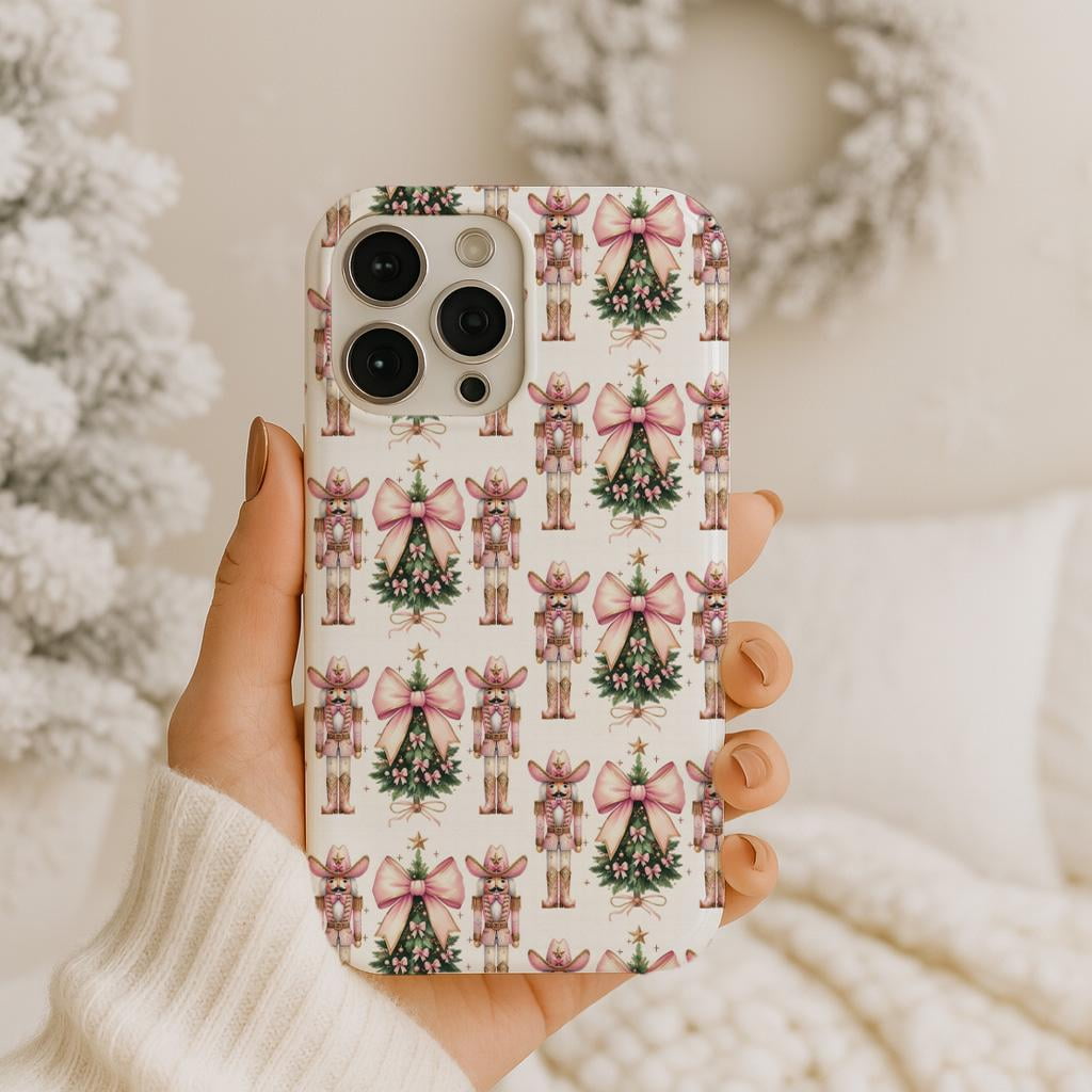 Christmas Nutcracker Coquette Phone Case Tough iPhone 17 16 15 14 13 12 ...