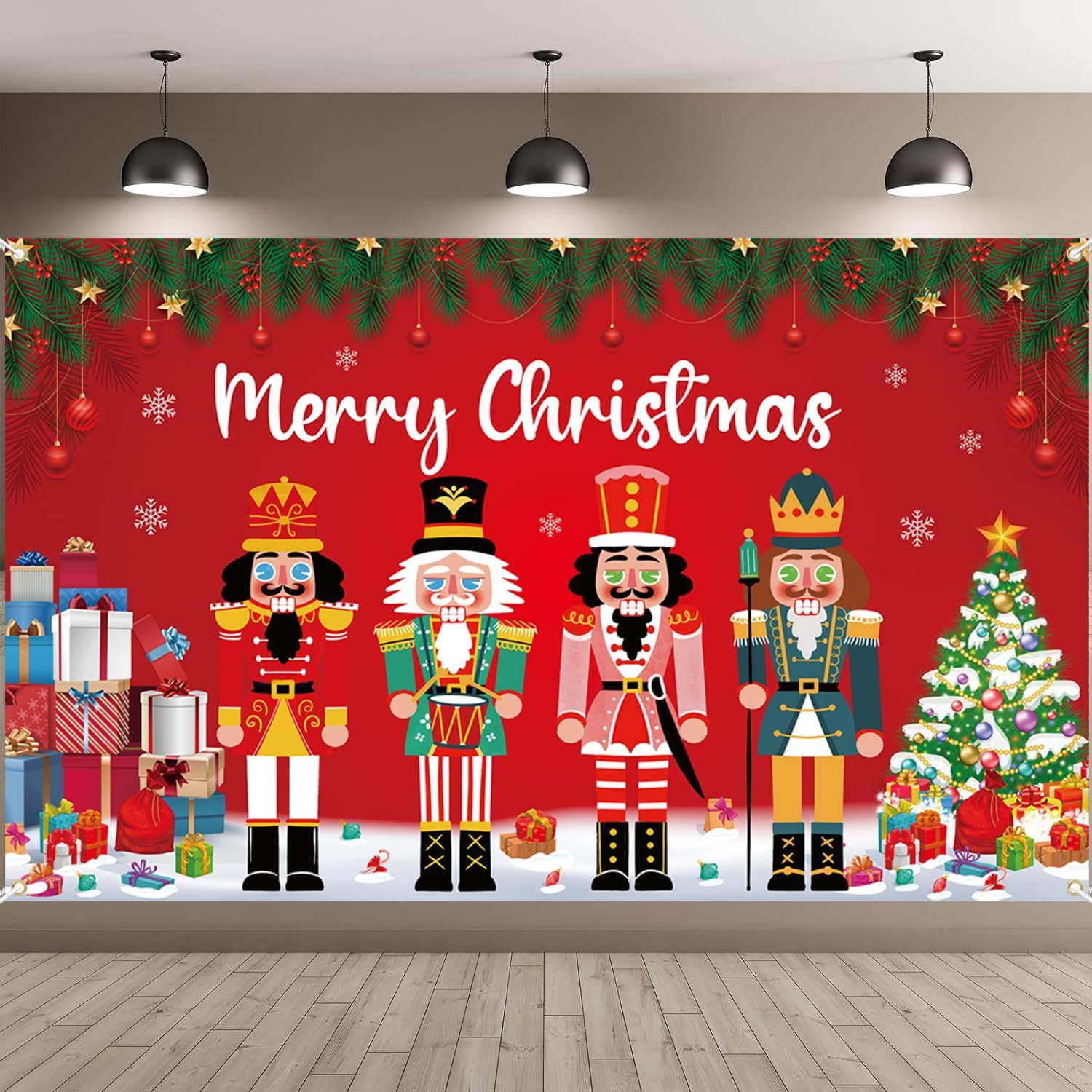 Christmas Nutcracker Decorations Christmas Nutcracker Banner Backdrop ...