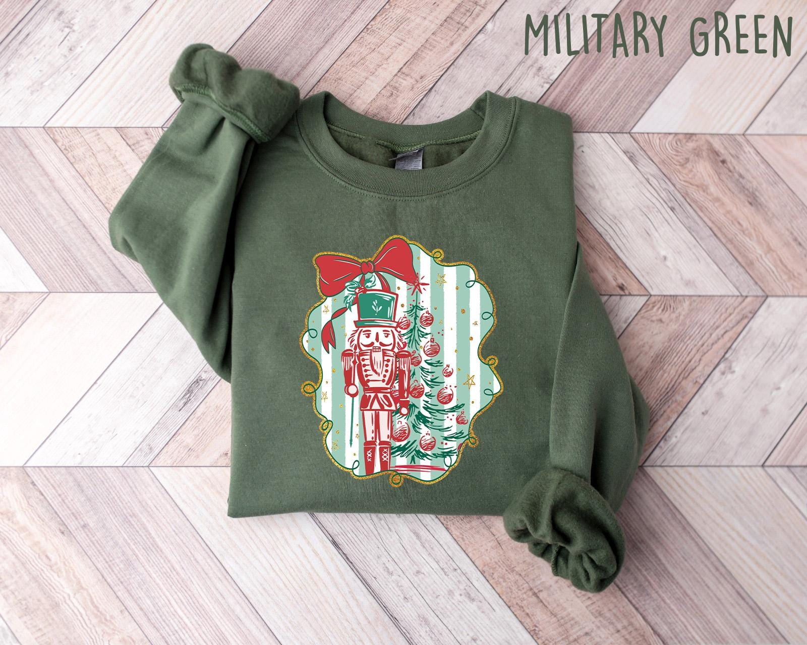 Christmas Nutcracker Tree Tshirt,Retro Pink Nutcracker Christmas Shirt ...