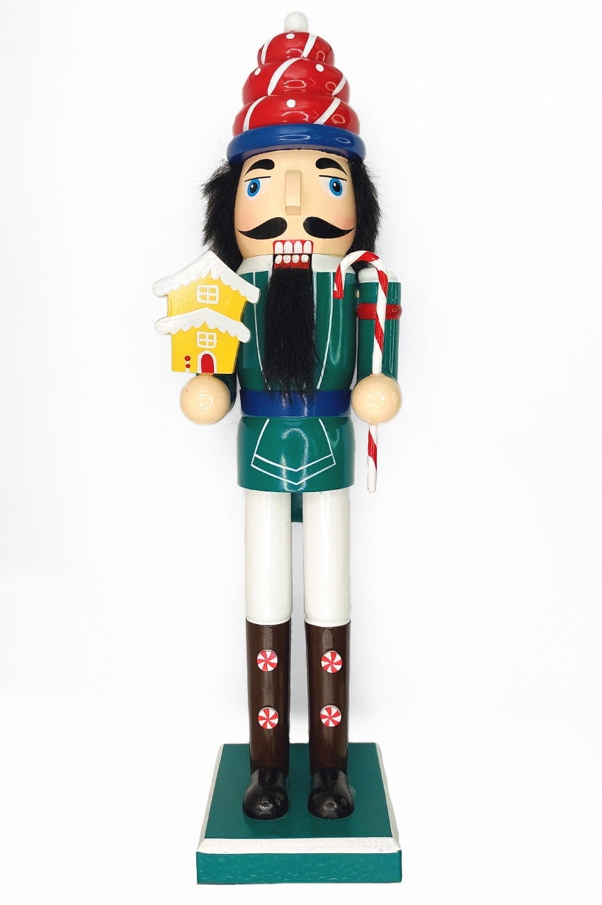 Christmas Nutcracker with a Little House. Wizardi Classic Festive ...