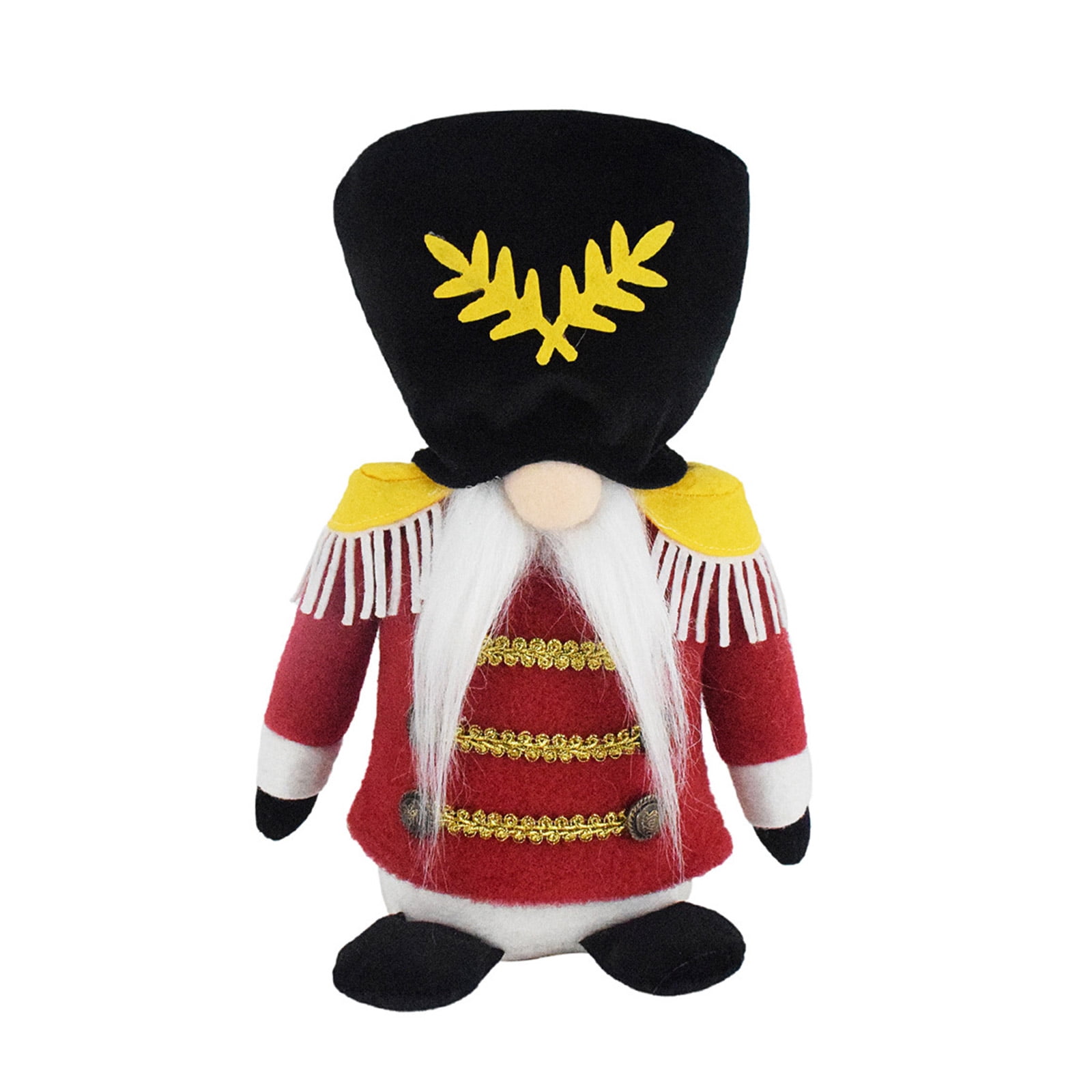 Christmas Nutcrackers Gnomes Plush Dolls Soft Fabric Soldier Stuffed ...