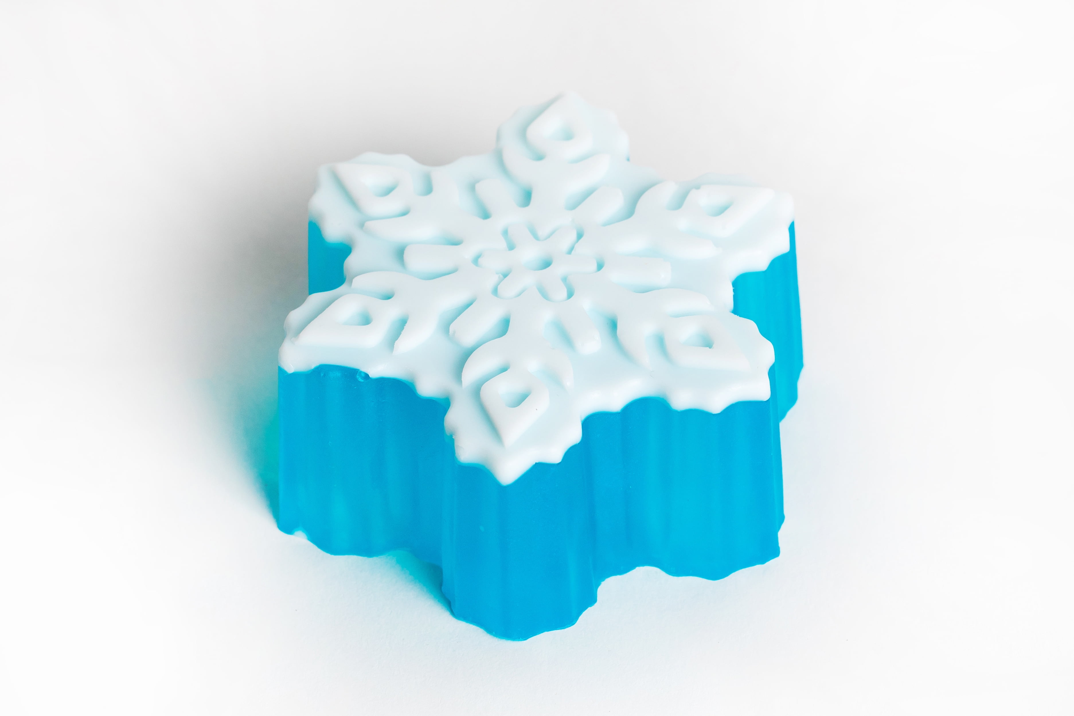Christmas Ocean Breeze Scent Blue Handmade Snowflake Big Soap All ...