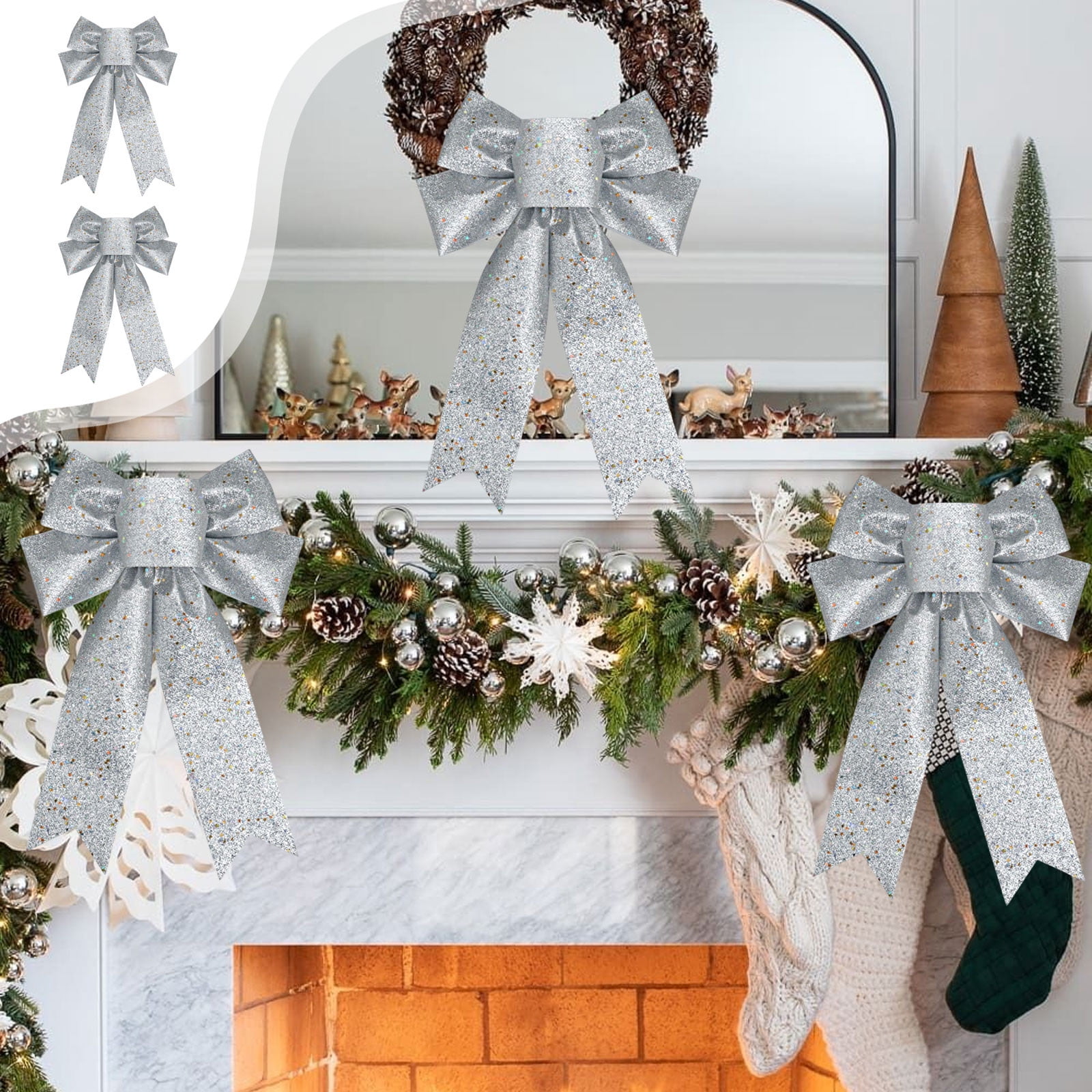 Christmas Onions Sprinkles Bow Christmas Tree Decoration Sprinkles Star ...