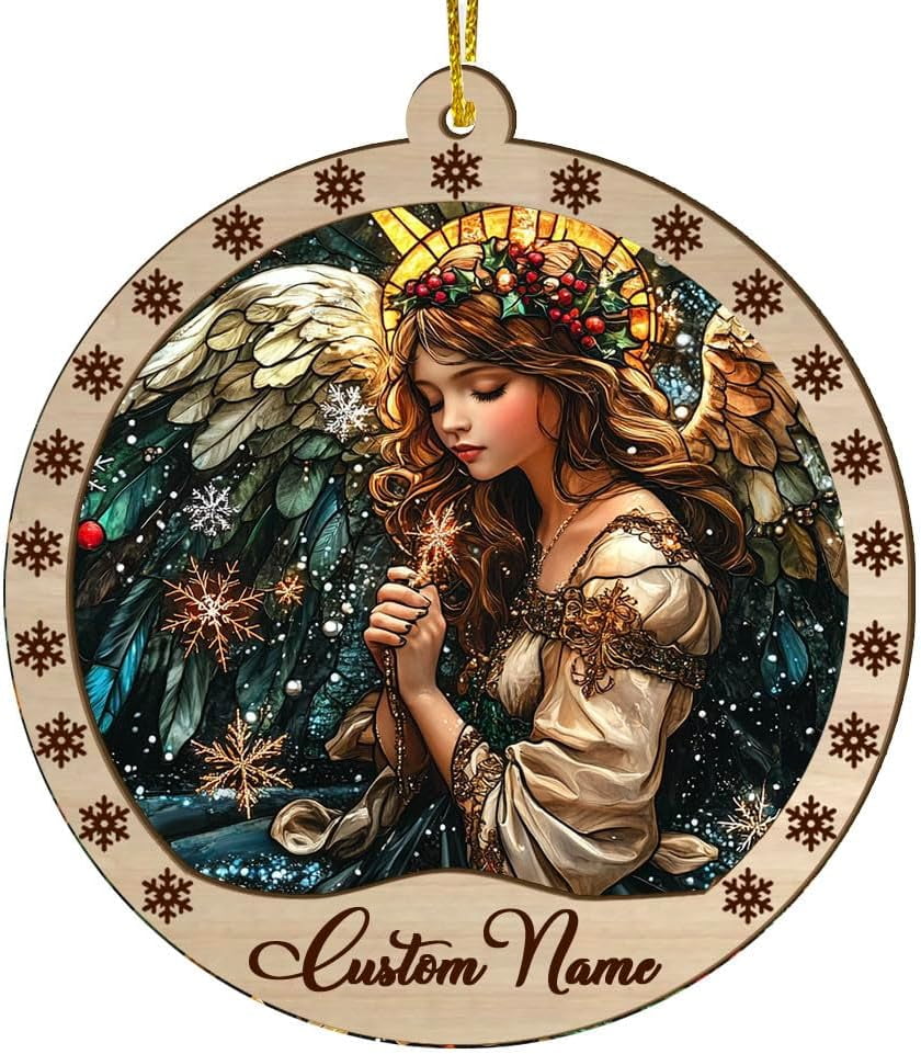 Christmas Ornament, Angel Suncatcher, Angel Christmas, Angel Décor for ...