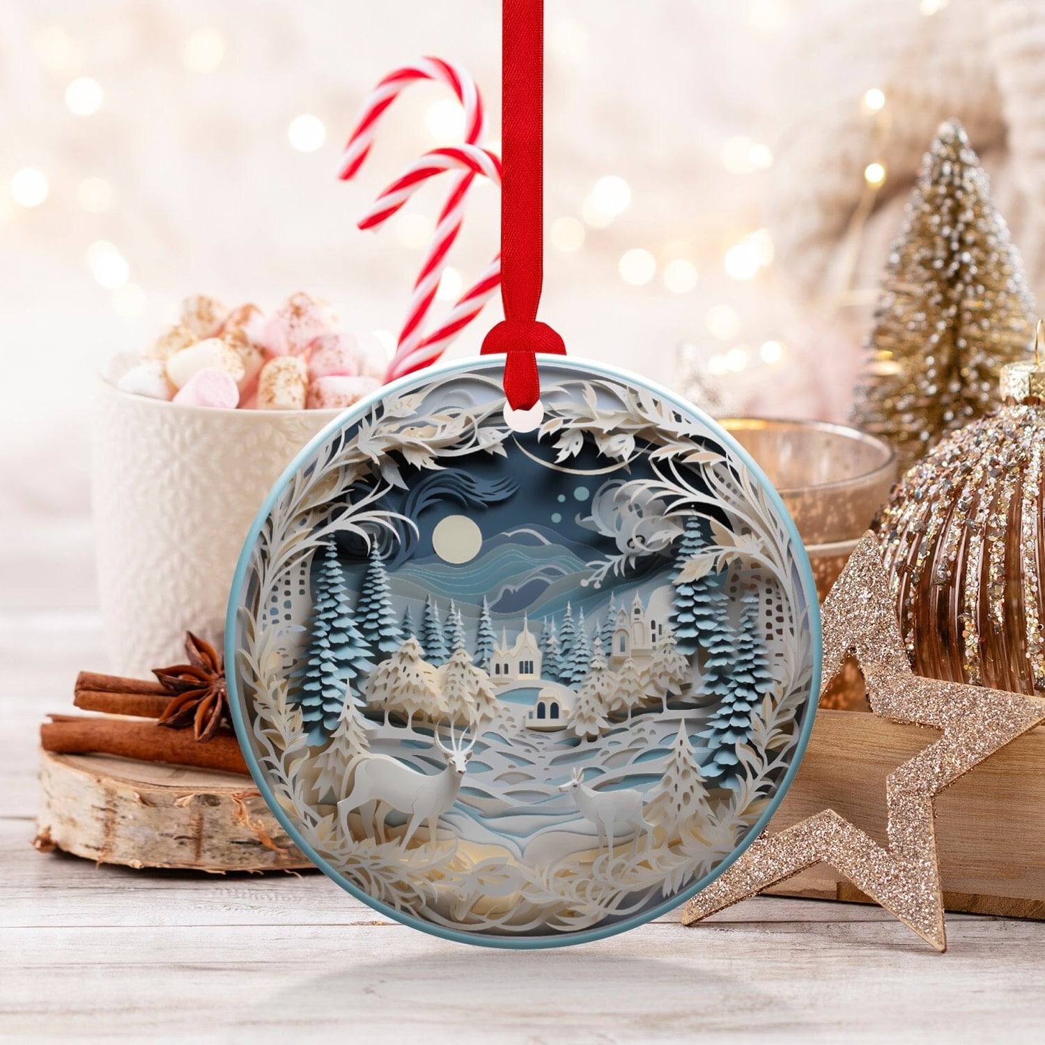 Christmas Ornament, Christmas Decoration,Holiday Gift,Heirloom Keepsake ...