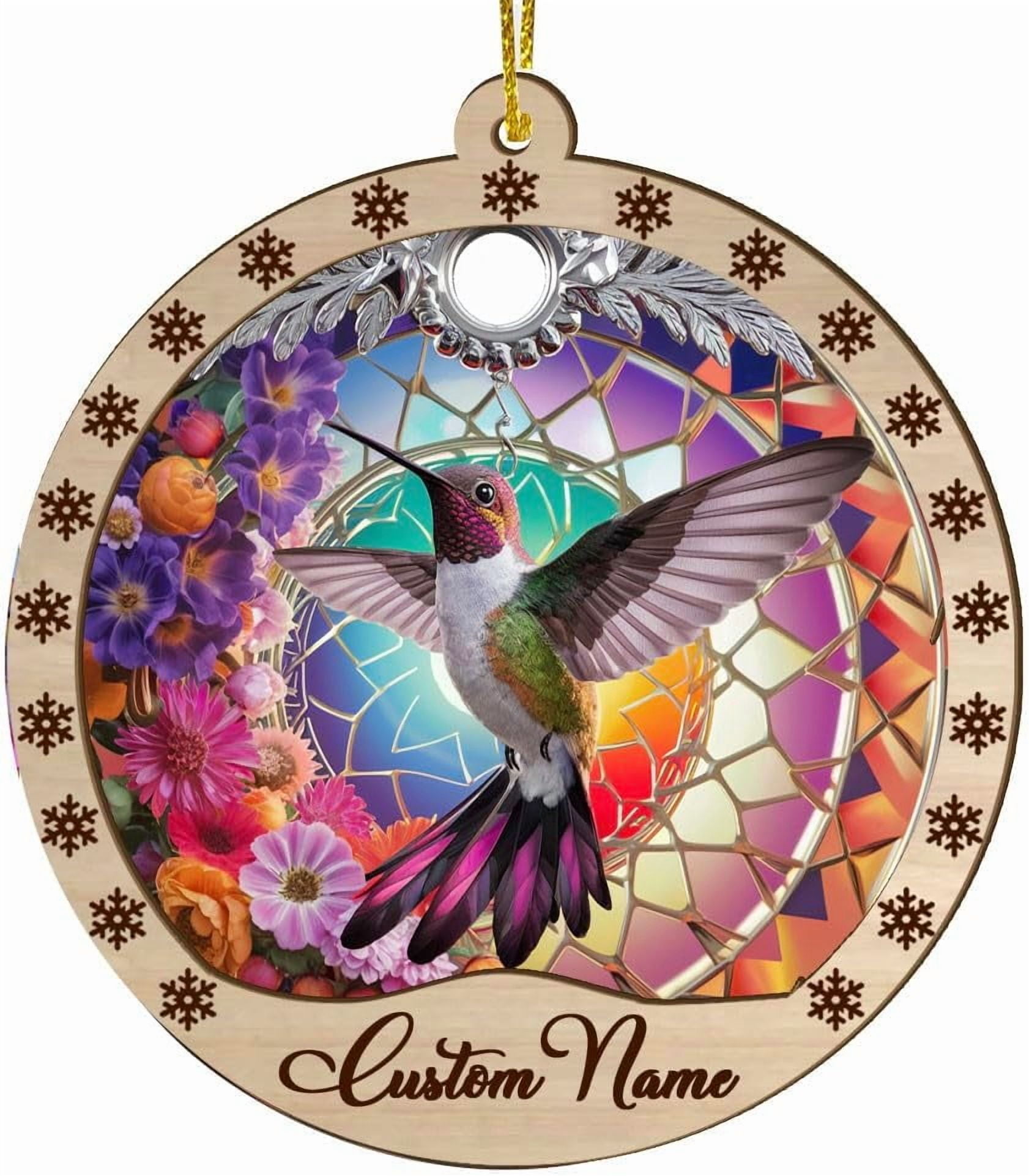 Christmas Ornament, Hummingbird Christmas Decor, Hummingbird Ornaments ...