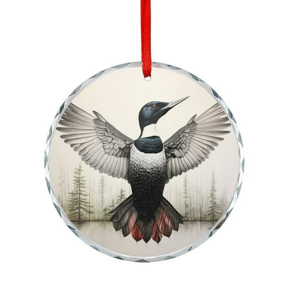 Christmas Ornament Loon Flexing His Wings Christmas Decorative Hanging ...