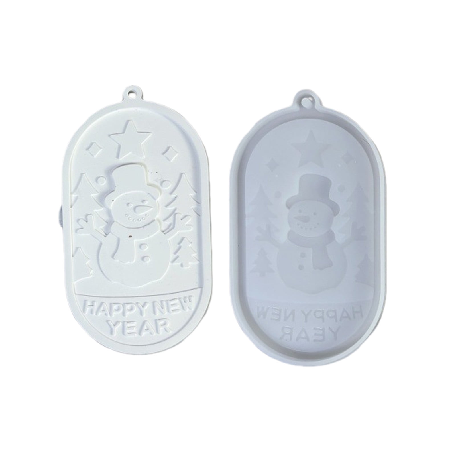 Christmas Ornament Resin Molds Keychains Silicone Molds Silicone ...