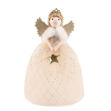 2D Acrylic Angel Christmas Tree Topper with Light - Reusable Holiday ...