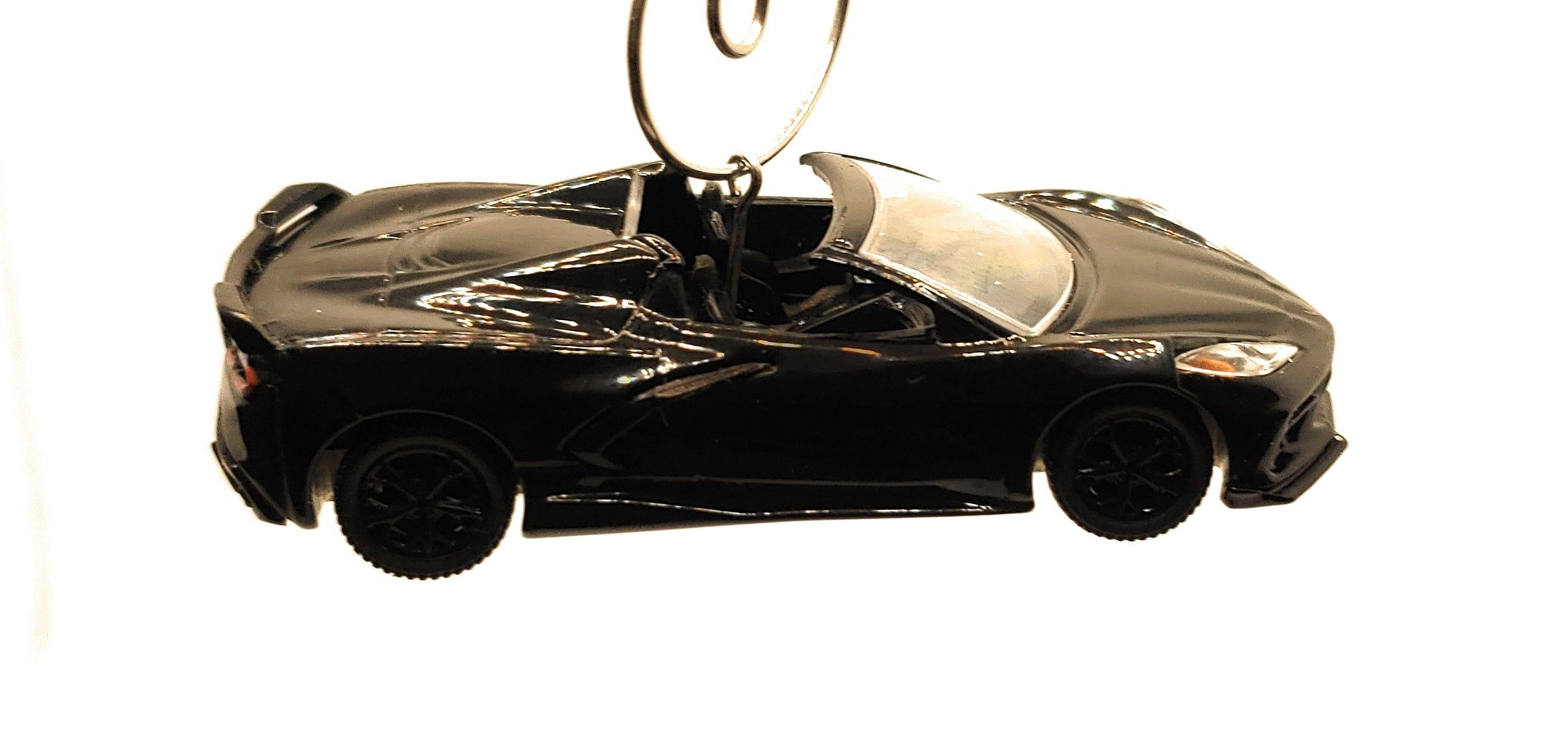 Christmas Ornament for 2021 Chevy Corvette Stingray C8 Black - Walmart.com
