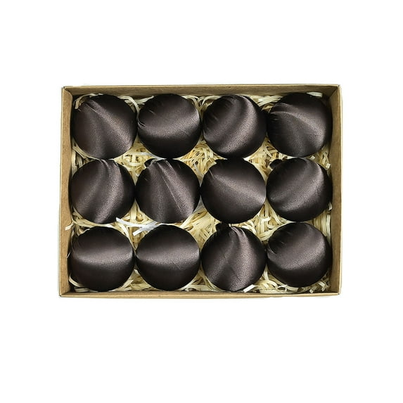 Christmas Ornaments 12-Piece Glossy Velvet Christmas Hanging Balls ...