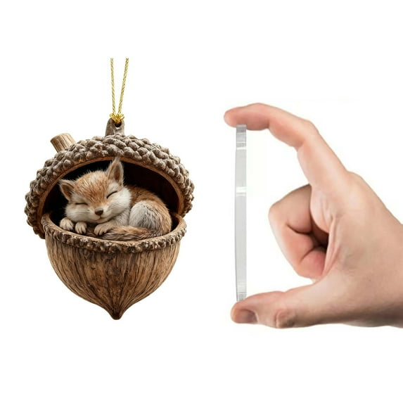 Christmas Ornaments 2025, 2D Forest Animal Christmas Ornaments ...