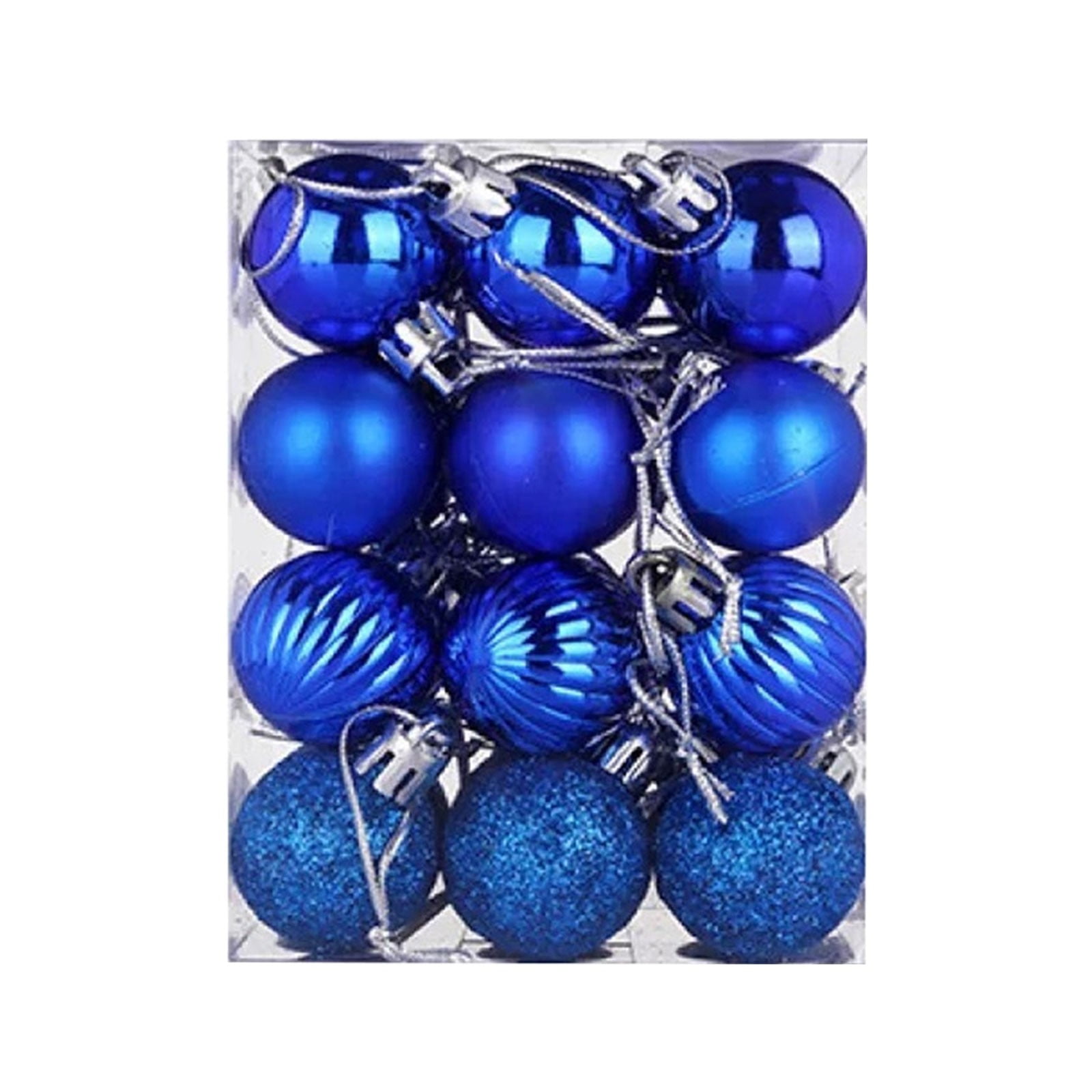 Christmas Ornaments 24PC Christmas Balls, Electroplated Balls ...