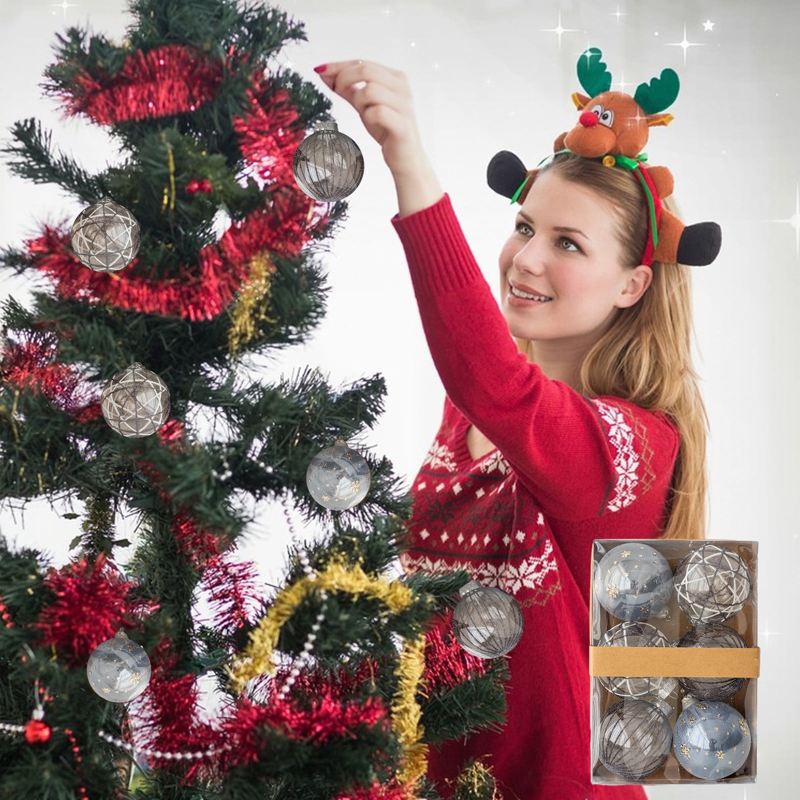 Clearance Christmas Decoration! Christmas Ornaments Balls,Christmas ...