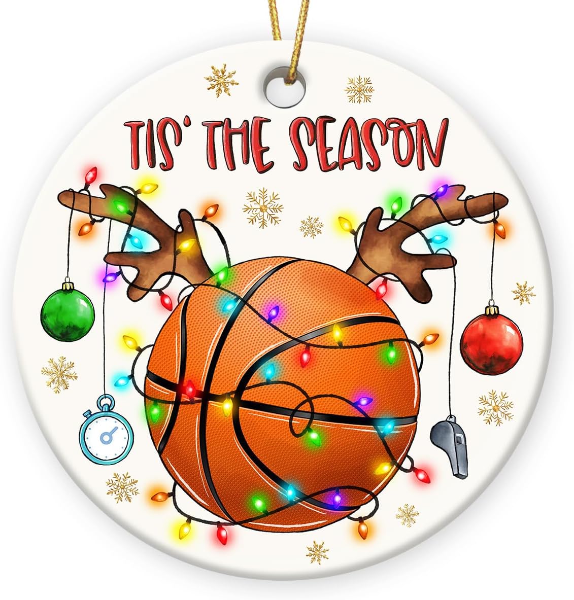 Christmas Ornaments Basketball 2025 - Gift Ideas for Basketball Lover ...