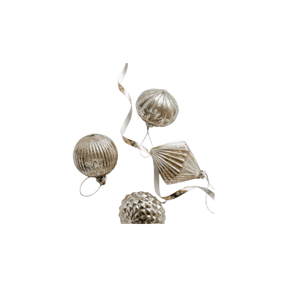 Christmas Ornaments Christmas Ornaments Glass Ball Set Irregular Shapes ...